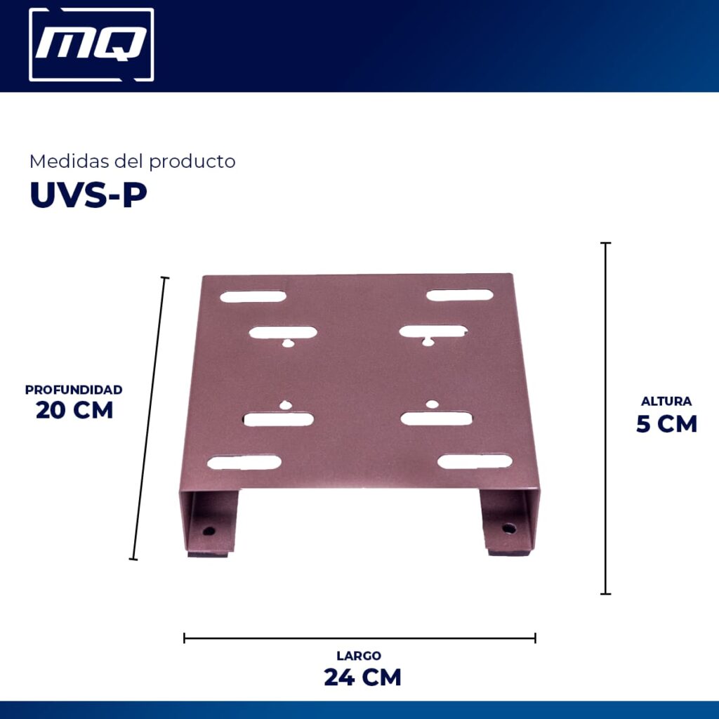 Soporte Universal Piso para Bomba Periférica Centrífuga – Soportes MQ